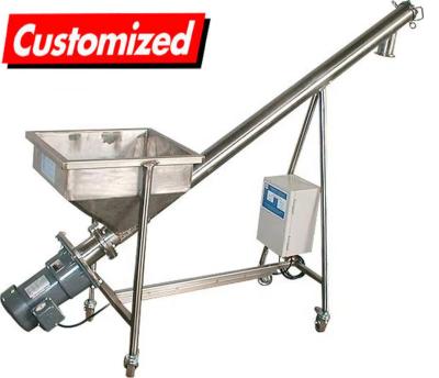 China Stainless Steel Heat Resistant Flexible Screw Auger Conveyor Customizable Material Transfer for sale