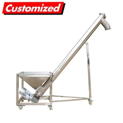 China Stainless Steel Heat Resistant Customizable Screw Auger Feeder for Powder Conveyor 1 Year Warranty for sale