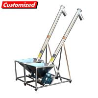 China Customizable Stainless Steel Heat Resistant Flexible Screw Auger Feeder for Powder Conveyor 1 Year Warranty for sale
