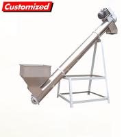 China Stainless Steel Flexible Screw Auger Feeder 304 Heat Resistant Custom Powder Conveyor for sale