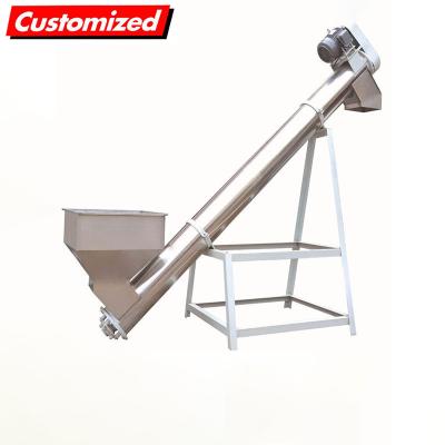 China Stainless Steel Flexible Screw Auger Feeder 304 Heat Resistant Custom Powder Conveyor for sale