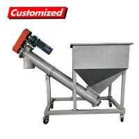 China Stainless Steel Heat Resistant Screw Auger Feeder Conveyor 2m Inclined Customizable for sale