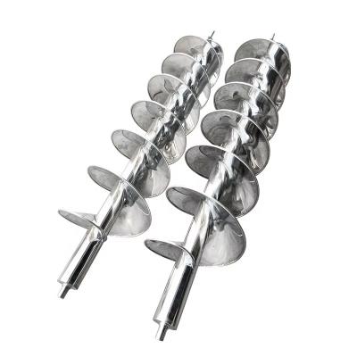 China Custom Stainless Steel SS304 SS316L Auger Screw Spiral Blade for Bulk Material Conveying up to 200°C for sale