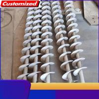 China Custom SS304 SS316 Shaftless Auger Screw High Precision for Conveyor Systems for sale