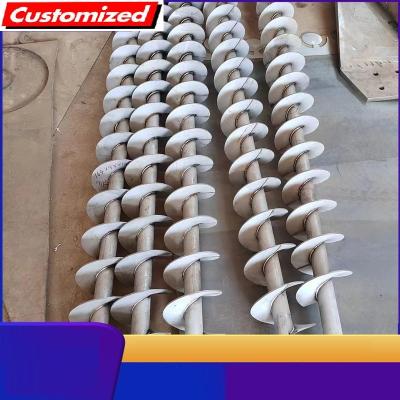 China Custom SS304 SS316 Shaftless Auger Screw High Precision for Conveyor Systems for sale