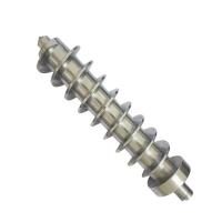 China OEM Custom Shaftless Spiral Screw Auger Conveyor - 100°C Temperature, 45° Incline, Carbon Steel Construction for sale