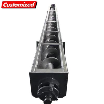 China Stainless Steel Screw Auger Conveyor 220V 380V 600V Customizable for Industrial Material Handling for sale