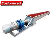 China Food Grade Stainless Steel Screw Auger Conveyor Feeder 600mm Width 3500mm Length for sale