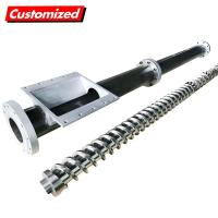 China Custom Stainless Steel Heat Resistant Screw Barrel Auger Screw for Granulation Extruder Machine Max Diameter 2000mm for sale