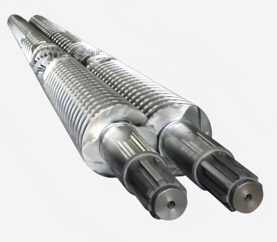 China High-Precision Auger Screw for PP Pipe Extrusion 38CrMoAlA Nitriding Hardness HV950 for sale