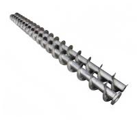 China Continuous Cold Rolled Spiral Conveyor Auger Screw High Tensile Strength Customizable Size Carbon Steel for sale