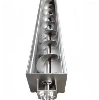 China SS304 Stainless Steel U-Trough Tubular Screw Conveyor Custom Dimensions for Sewage Sludge Transport for sale