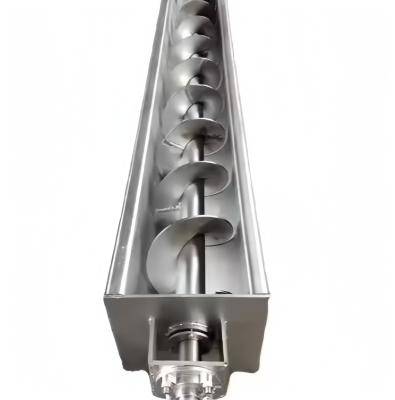 China SS304 Stainless Steel U-Trough Tubular Screw Conveyor Custom Dimensions for Sewage Sludge Transport for sale