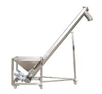 China Stainless Steel Automated Vertical Spiral Conveyor Screw Auger Feeder 220V for sale
