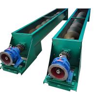 China Heat Resistant Fire Resistant Screw Auger Conveyor Multi-Point Feeding Industrial Sludge Transport for sale