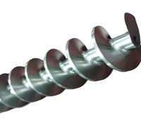 China Custom Stainless Steel Continuous Spiral Blade Auger Screw SS304 SS316L for Material Conveying for sale