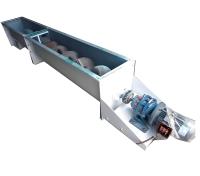 China U-shaped Flexible Screw Conveyor 80mm Diameter for Cement Coal Grain Fertilizer High Tensile Strength for sale