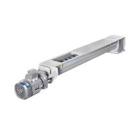 China SS316 Stainless Steel No-Axis Screw Conveyor for Dyeing Wastewater Treatment 80°C for sale