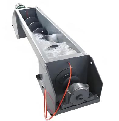 China Heated Spiral Conveyor for Grain-Resistant Hot Cement with 45° Inclination and Customizable Capacity for sale