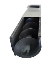 China Stainless Steel U-Shaped Screw Auger Conveyor Adjustable Speed Heavy Duty Industrial Material Handling for sale
