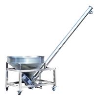 China Stainless Steel Screw Auger Feeder 100mm Diameter for Powder and Ice Conveying for sale