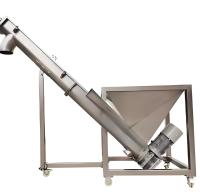 China Stainless Steel U-Trough Screw Auger Feeder Conveyor 100-8000 kg/h for Food Industry for sale