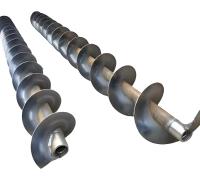 China Customizable Segmented Welding Spiral Blade for U-Shape Auger Conveyor 100mm for sale