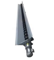 China Customized U-Shape Auger Conveyor for Rubber Chip Particles 1-5 TPH Heat Resistant Easy Installation for sale