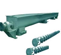 China Flexible Carbon Steel Airtight Screw Powder Conveyor Multiple Loading Points 5m for sale