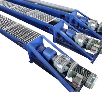 China Customized U-shaped Spiral Conveyor 110V 220V Stainless Steel Carbon Steel for Material Transportation for sale