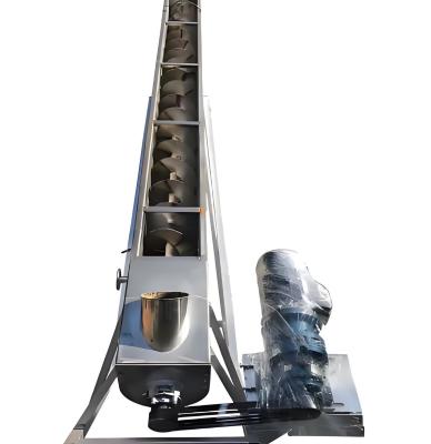 China Stainless Steel U-shaped Automatic Feeding Screw Auger Conveyor Modular Design for Chemical Powders 1-100 TPH for sale