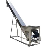 China Stainless Steel U-Type Automatic Feeder Spiral Conveyor 304 for Chemical Powders for sale