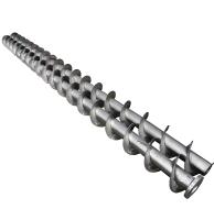 China Customized 304 Stainless Steel Spiral Conveyor Shaft 10mm-1500mm Diameter 200mm-10000mm Length for sale