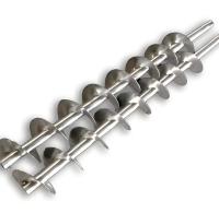 China Customized 304 Stainless Steel Spiral Conveyor Shaft 10mm-1500mm Diameter 200mm-10000mm Length for sale