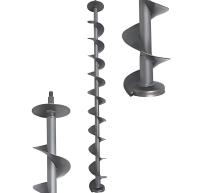 China Customized Carbon Steel Hardened Auger Screw for Combine Harvester Residue Cleanup for sale