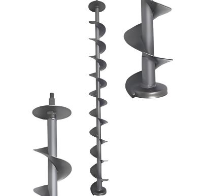 China Customized Carbon Steel Hardened Auger Screw for Combine Harvester Residue Cleanup for sale
