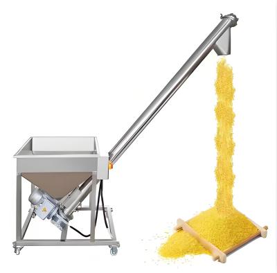 China Stainless Steel Mobile Spiral Conveyor 220V 3kW Adjustable Height Inclination Angle for sale