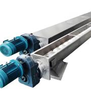 China Customizable 316L Stainless Steel Shaftless Screw Auger Conveyor 380V 1-40m for Chemical Industry Dust Sand for sale