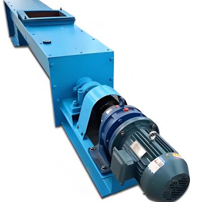 China Industrial U-Trough Spiral Shaft Conveyor 50 TPH for Bulk Material Handling for sale