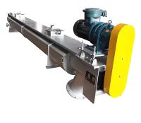 China Industrial Heat Resistant Screw Auger Spiral Conveyor for Bulk Material Handling 10m Length for sale