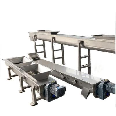 China 304 Stainless Steel Shaftless Screw Conveyor 2-80t/h Capacity for Sludge Solids for sale