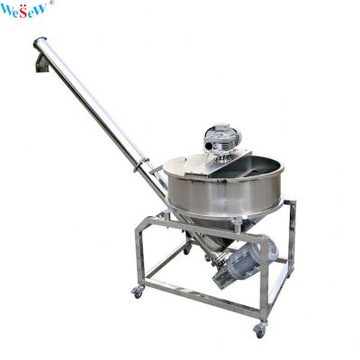 China 304 316L Stainless Steel Inclined Screw Conveyor Hopper Type Custom Size for Material Handling for sale