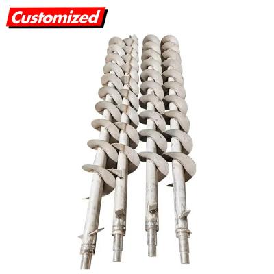China Stainless Steel Heat Resistant Customized Auger Screw Helical Flight 220V 380V 415V for sale