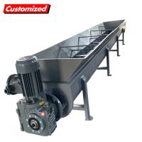 China Heat Resistant Fire Resistant Screw Auger Conveyor 200mm Pitch for Bulk Material Handling for sale