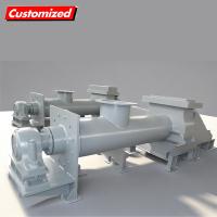 China Stainless Steel Heat Resistant Screw Auger Conveyor Customizable for Bulk Material Handling 10m for sale