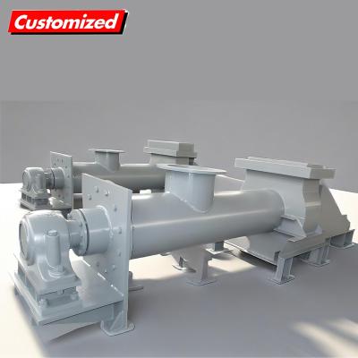 China Stainless Steel Heat Resistant Screw Auger Conveyor Customizable for Bulk Material Handling 10m for sale