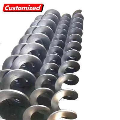 China Customized Heat Resistant Stainless Steel Auger Screw for Industrial Spiral Conveyor 220V 380V for sale