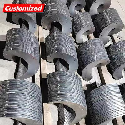 China Customized Shaftless Screw Conveyor 220V 380V Heat Resistant Auger for Mining Industrial Transport for sale