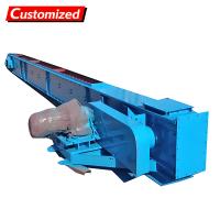 China Custom Adjustable Speed Chain Scraper Conveyor - 220V/380V Industrial Material Handling System with 1 Year Warranty for sale