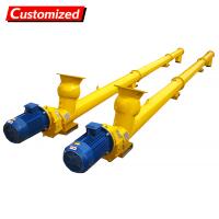 China Custom Cement Screw Feeder 7.5kw Motor 6m 9m Length for Concrete Batching Plants for sale